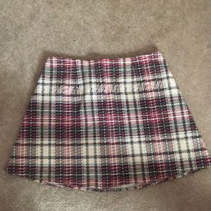 Motel Rocks | Skirts | Motel Rocks Pink Gray Plaid Tartan Skirt | Poshmark